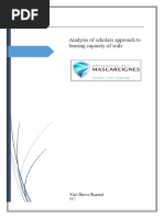 Meyerhof's Bearing Capacity Method | PDF | Solid Mechanics | Soil