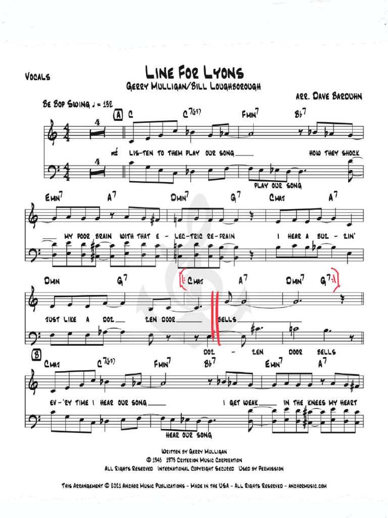 Line For Lyons | PDF