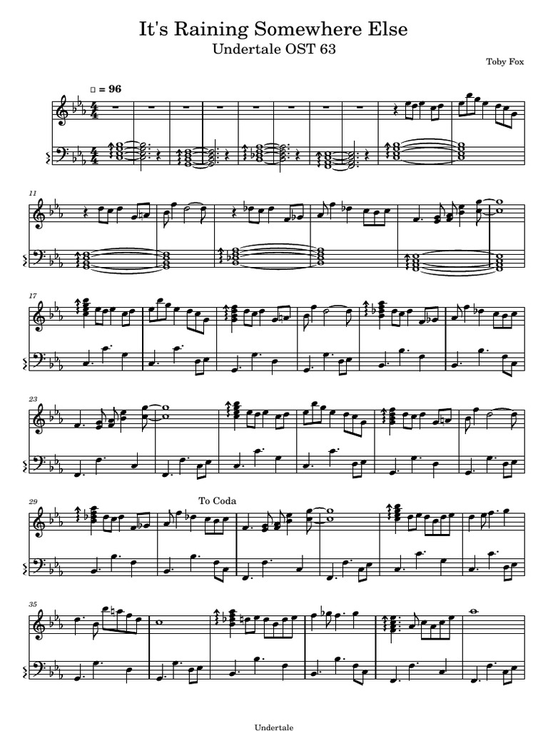 Its Raining Somewhere Else | PDF