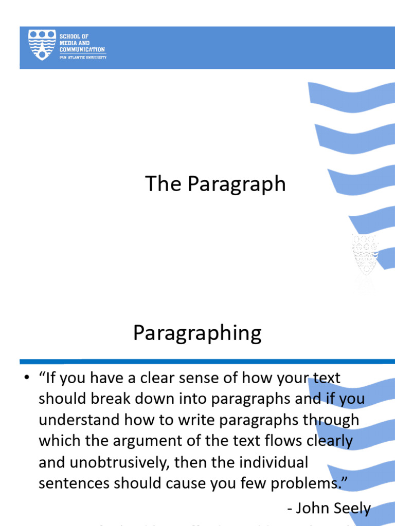 Additional Reading Materials On Paragraphing | PDF | Essays | Paragraph