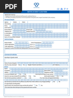 AXA Motor Claim Form | PDF