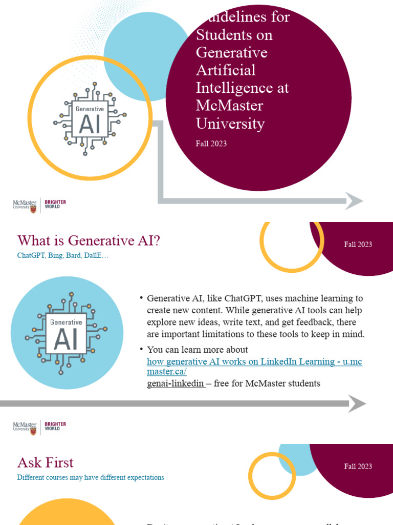 Generative AI Presentation Faculty For Students | PDF | Artificial Intelligence | Intelligence ...