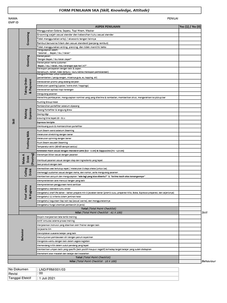 Form Penilaian Program Evaluation (PRINT FORM INI) 2022 | PDF