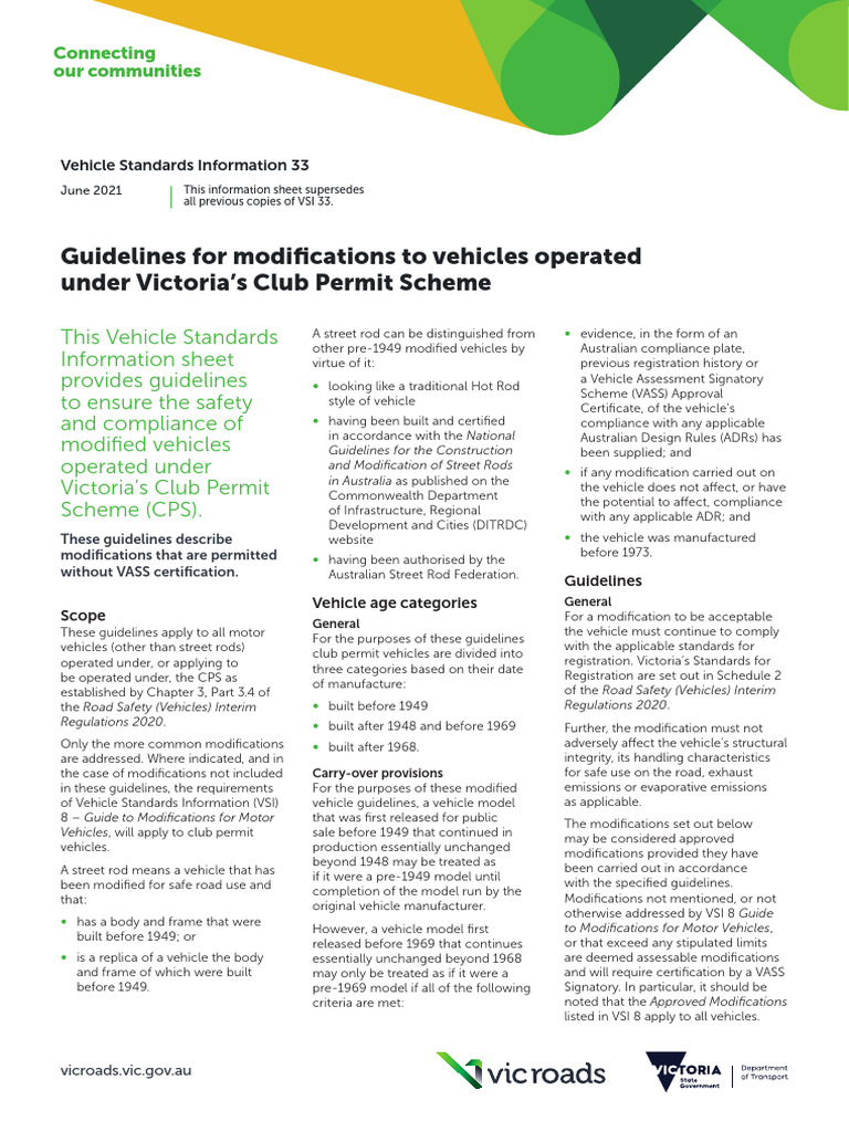 Vehicle Standards Information 33 - v9 - FA | PDF | Steering | Vehicles