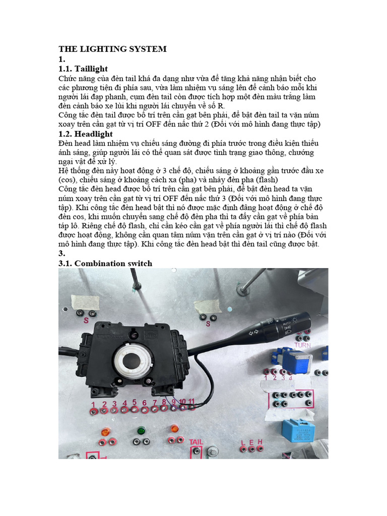 The Lighting System | PDF