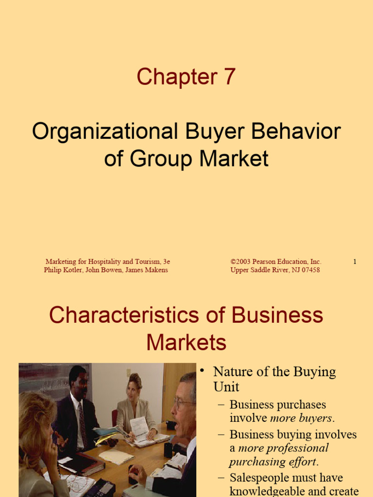 Organizational Buyer Behavior Of Group Market Download Free Pdf