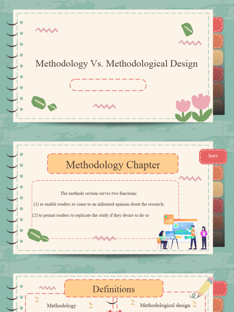 Methodology vs. Methodological Design | PDF | Methodology ...