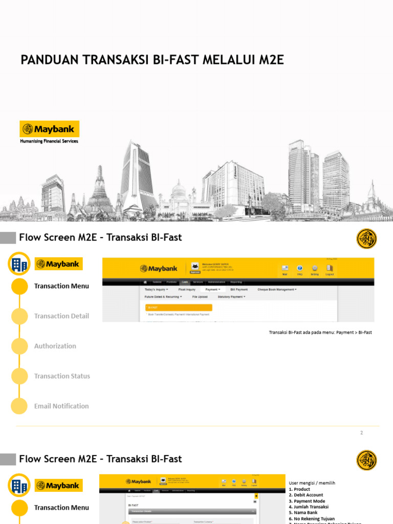 Panduan Bi Fast - M2e | PDF