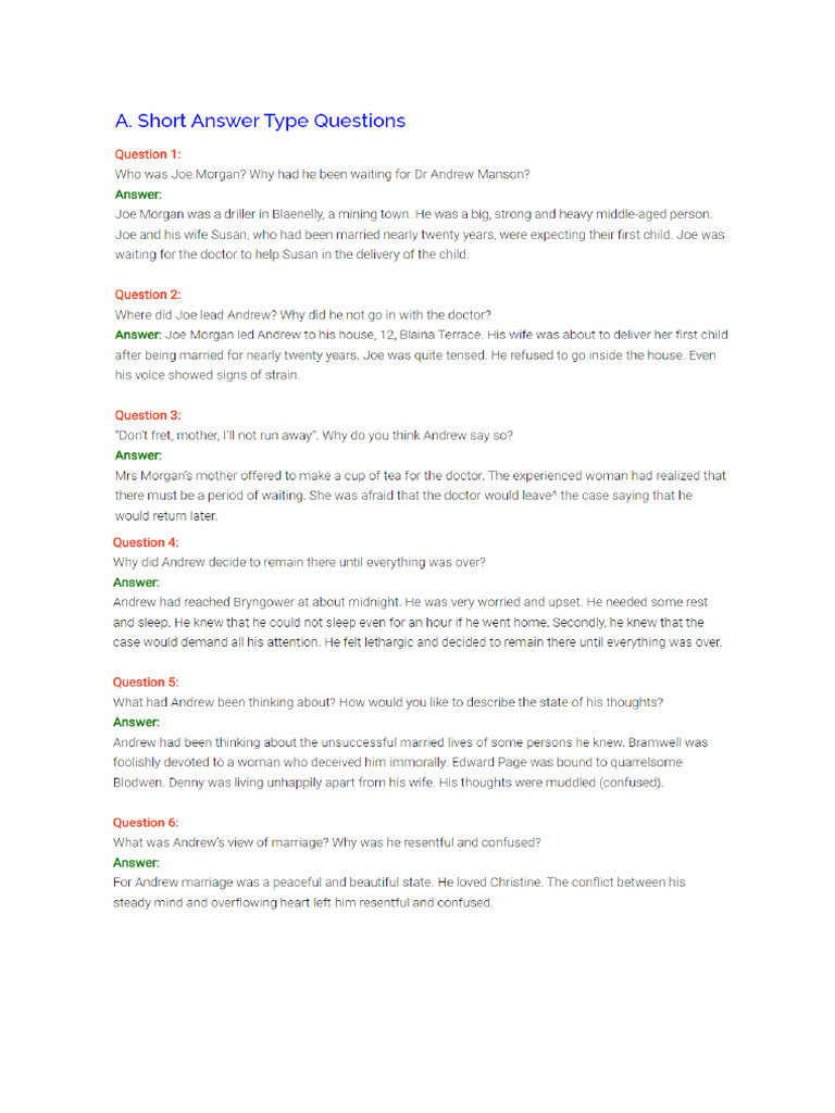 Birth Notes - Class 11 | PDF