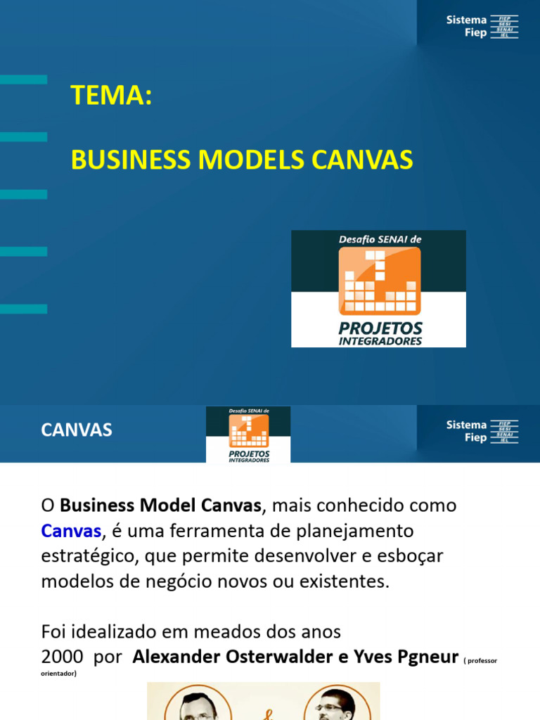 Canvas - Versão Projeto Integrador - Versão PDF Aluno | PDF | Economias | Business