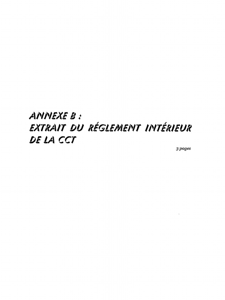 Des Annexes | PDF