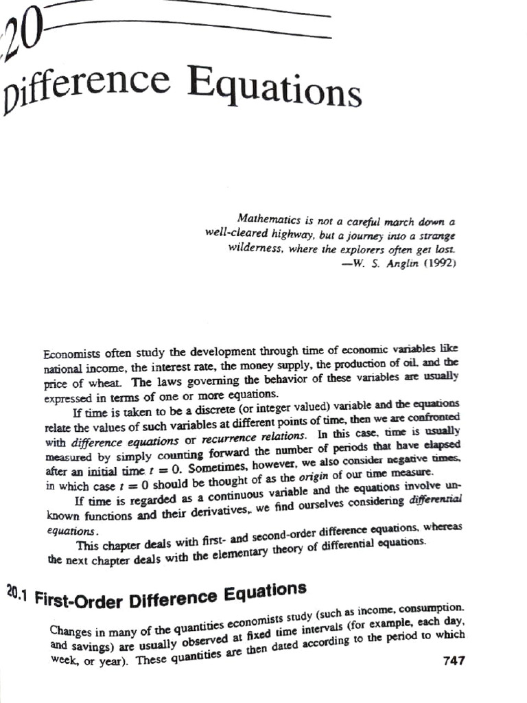 Diff Equation-1 La | PDF
