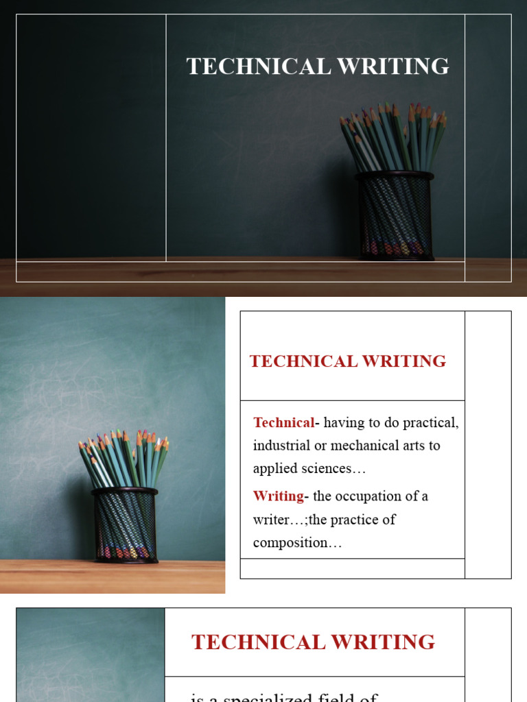 Lesson 1 Technical Writing | PDF