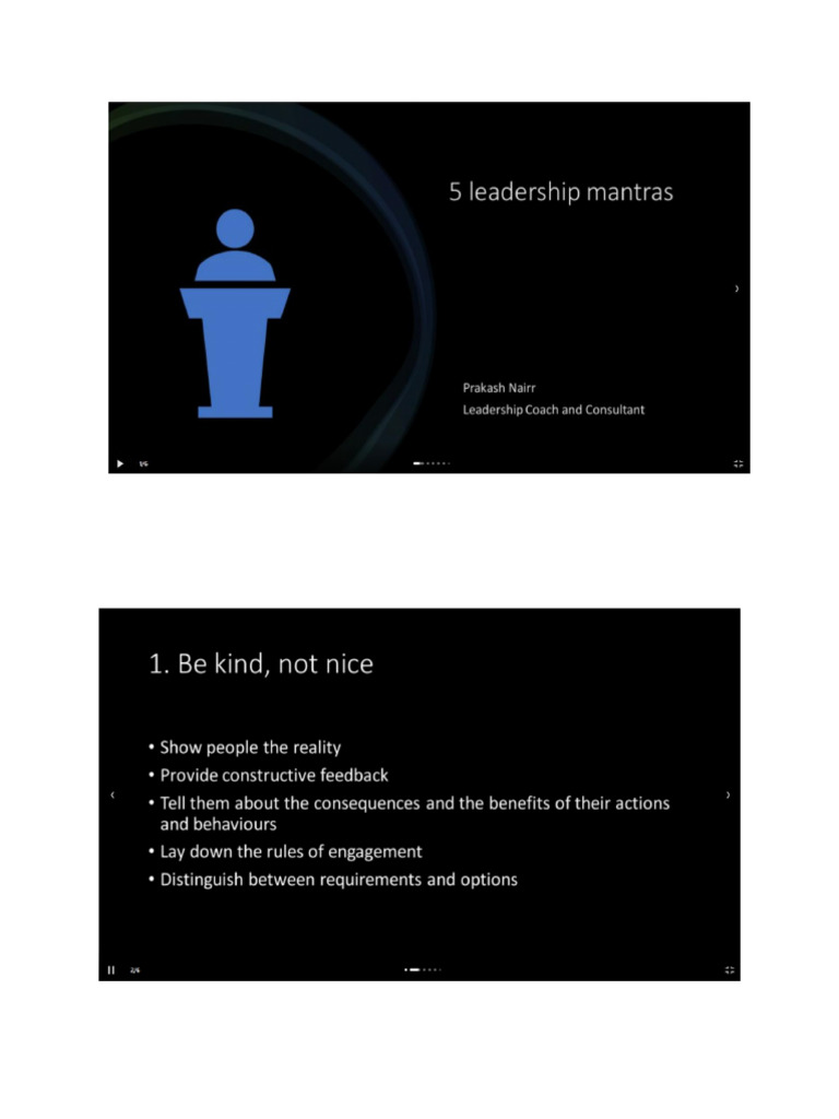 5 Mantras of Leadership | PDF
