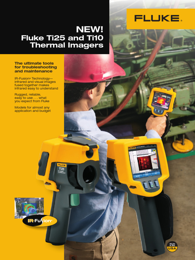 Fluke Ti25 & Ti10 Brochure | PDF | Thermography | Infrared