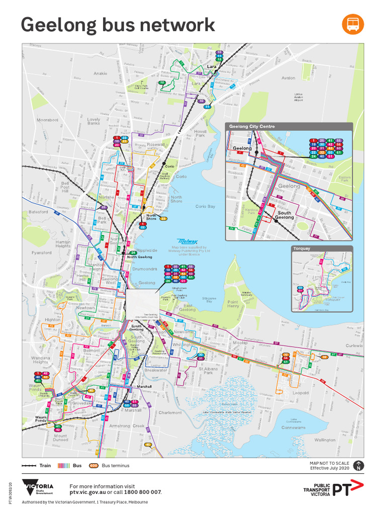 Geelong Bus Network Map 2020 | PDF