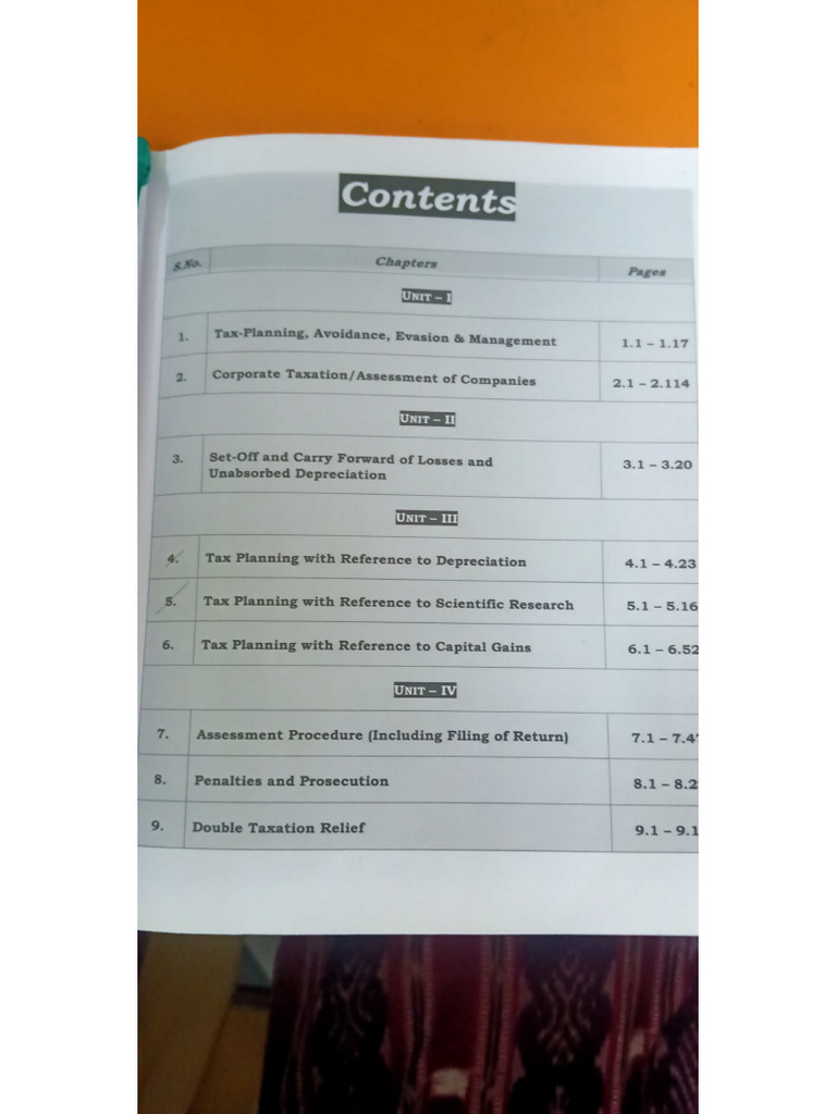 ch1 Tax Planning Sem6 | PDF