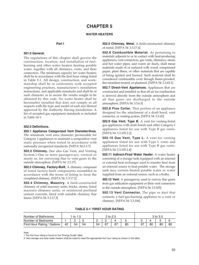 Chapter 05 Water Heaters 1 | PDF | Chimney | Water Heating