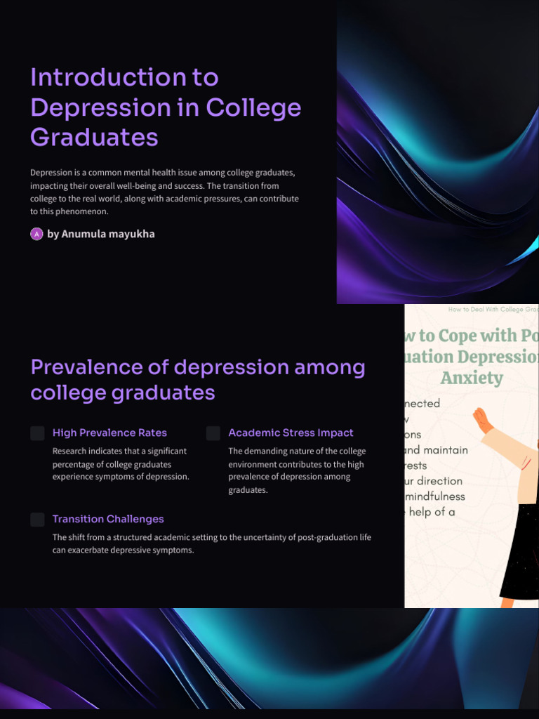 Introduction To Depression in College Graduates | PDF | Cost Of Living ...