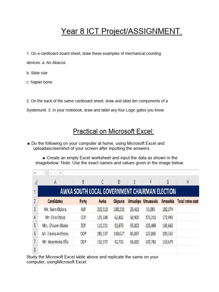 Year 7 ICT Project | PDF