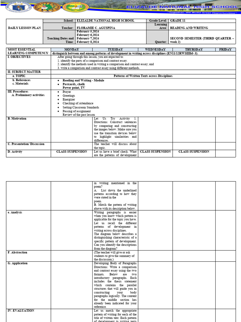Week 2 | PDF | Essays | Teachers