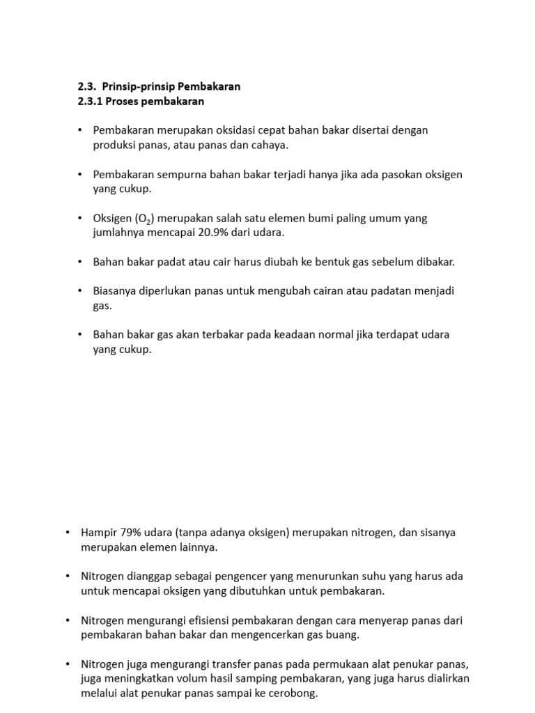 3 - Proses Pembakaran | PDF