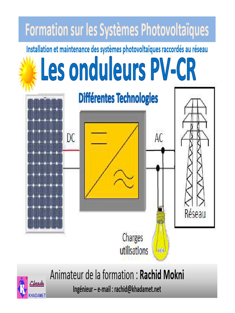 Installation et maintenance des onduleurs PV | PDF | Onduleur | Énergie ...