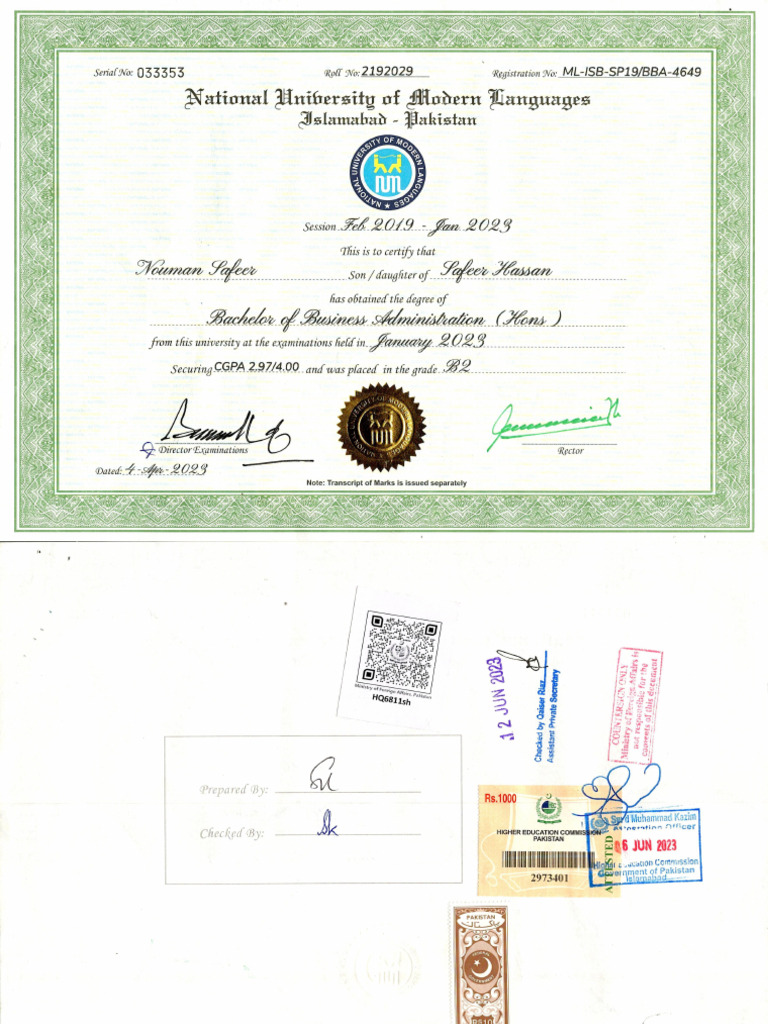 Bachelor Degree - Merged | PDF