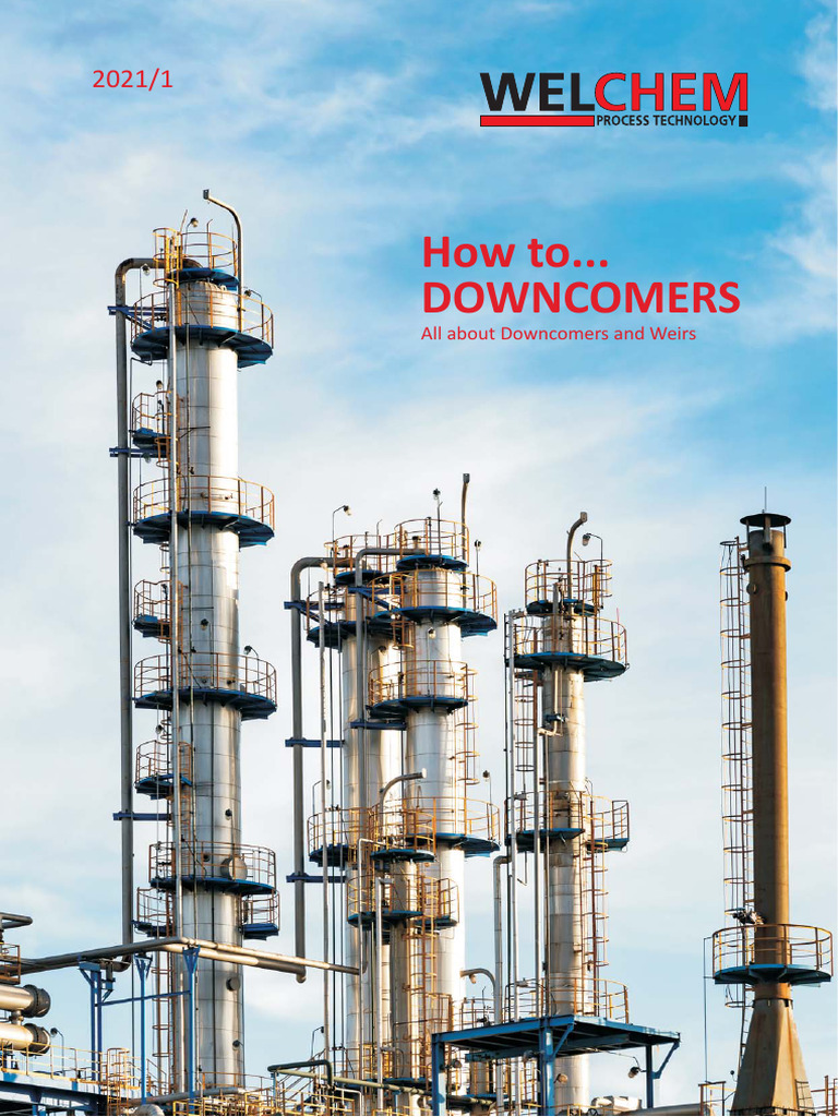 Downcomers & Weirs in Tray Towers | PDF | Liquids | Gases