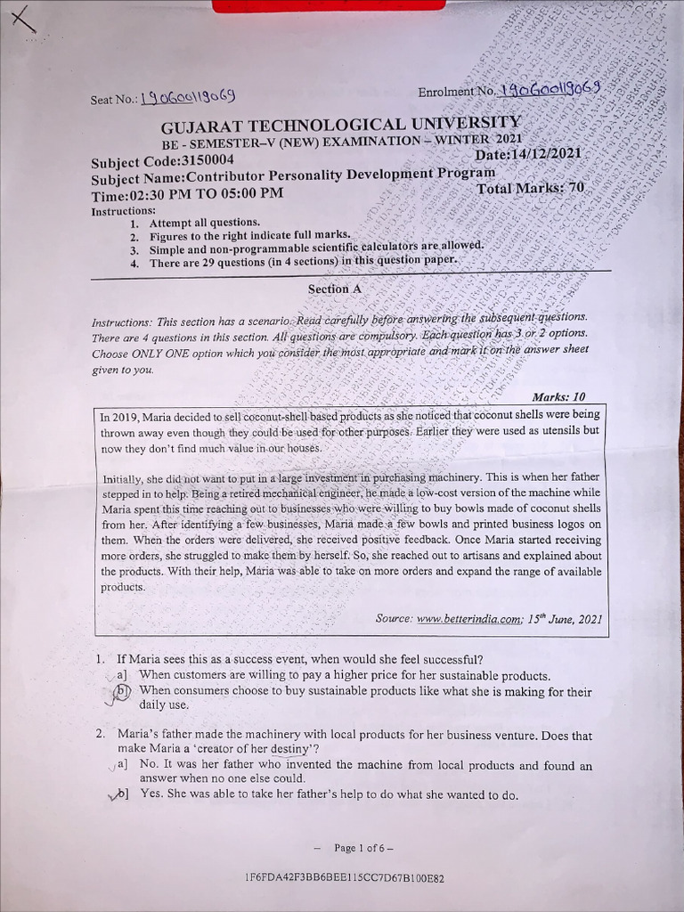 CPDP Winter 2021 Solution | PDF