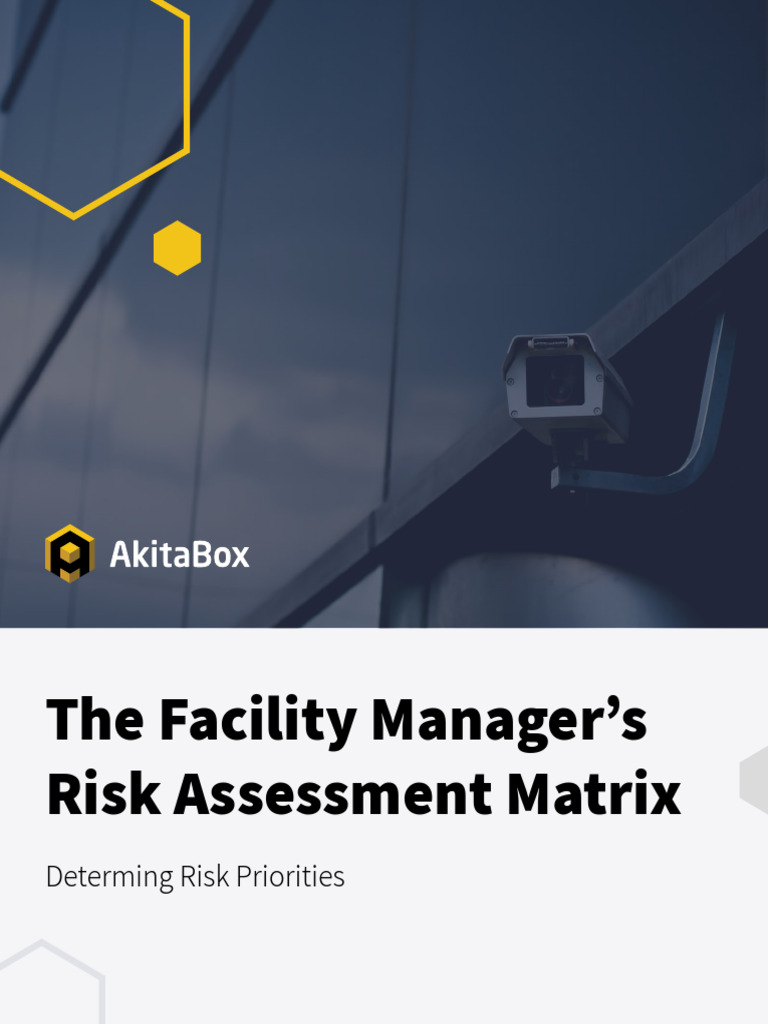 The Facility Manager's Risk Assessment Matrix FINAL | PDF
