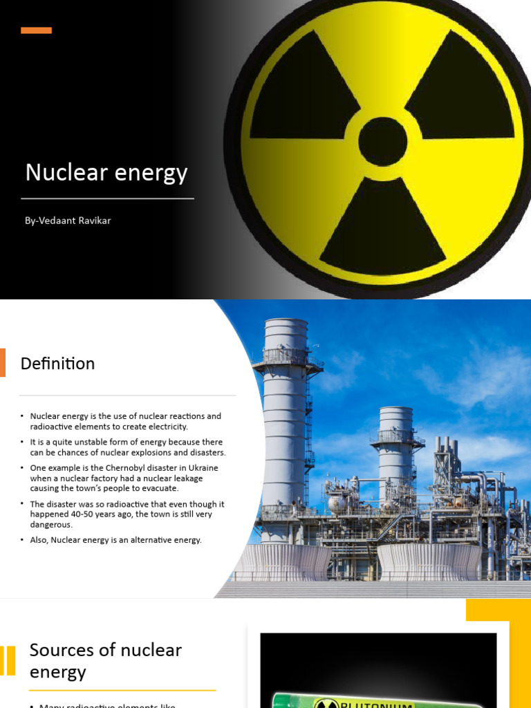 Nuclear Energy | PDF | Nuclear Power | Chemical Elements