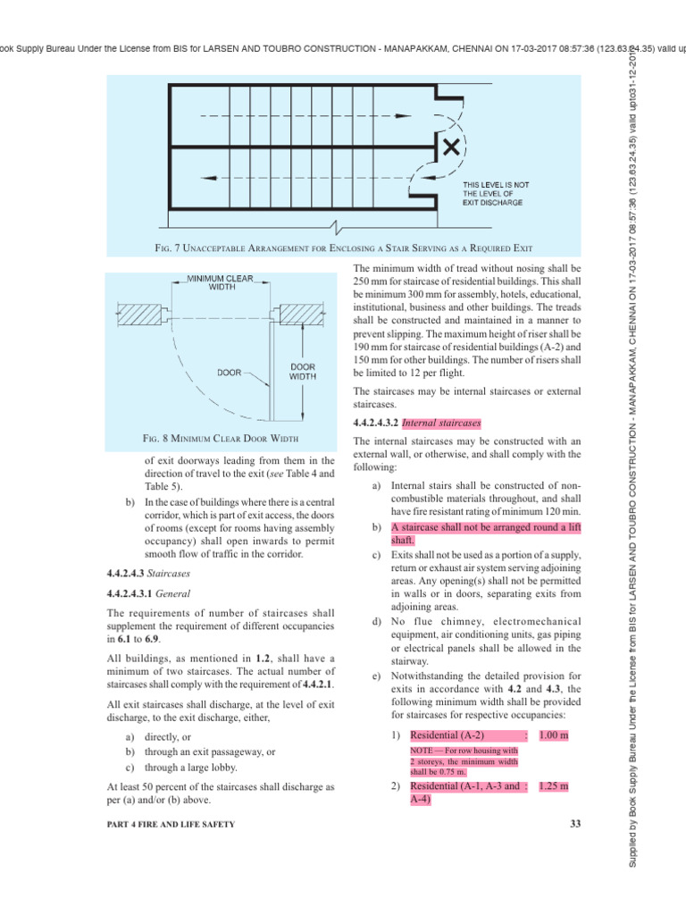NBC 2016-VOL.1 - Internal Staircase | PDF
