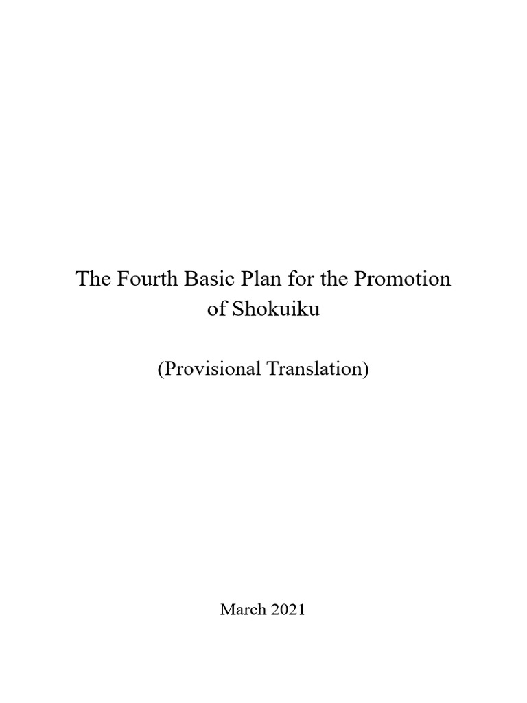 Shokuiku 18 | PDF | Diet (Nutrition) | Diet & Nutrition