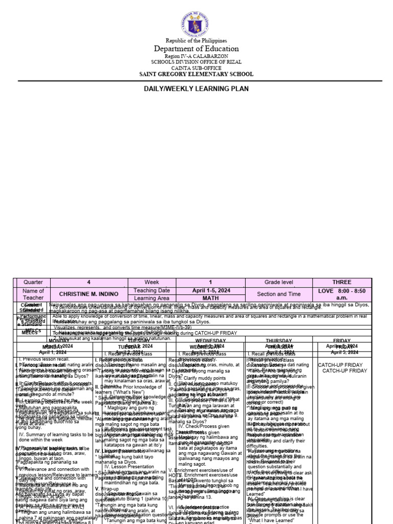 WLP Q4 Week 1 Final | PDF | Psychological Theories | Behaviorism