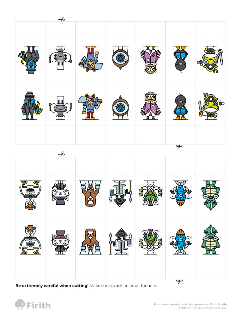 (BONUS) Keeypling Character Cutouts | PDF