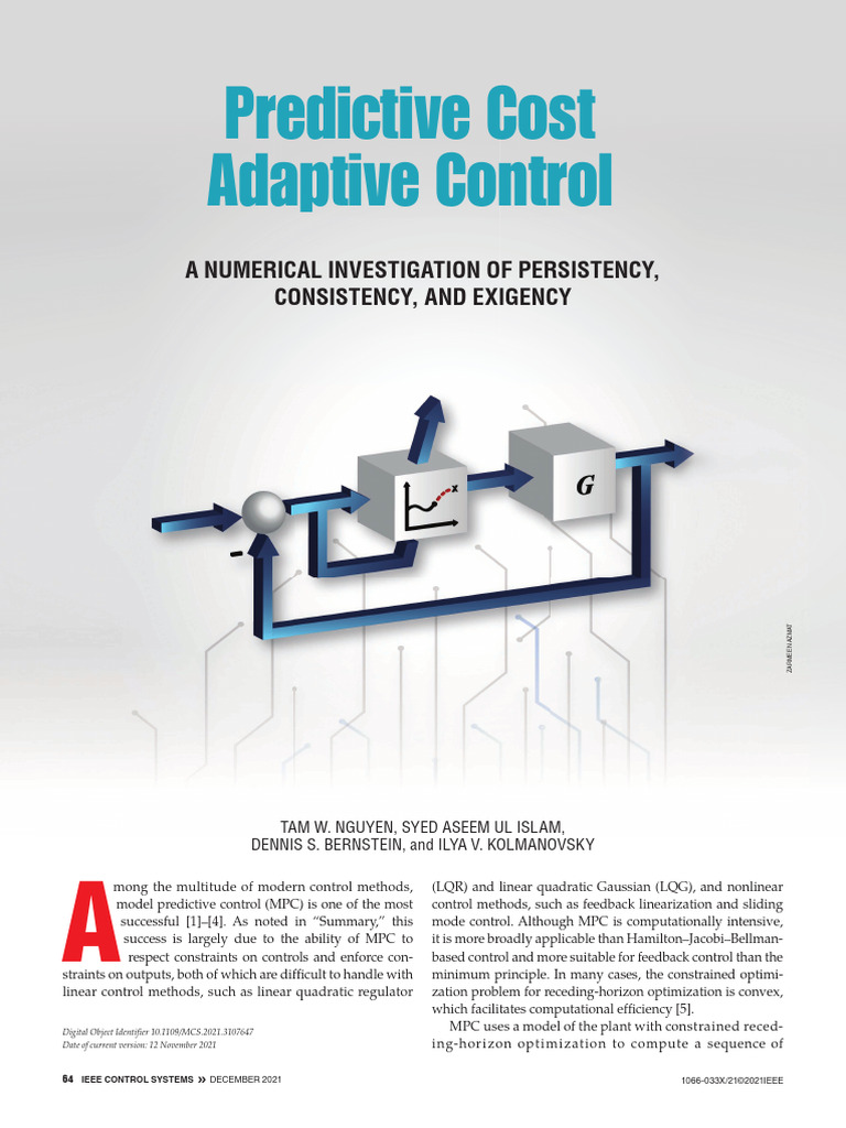 PCACCSMDec 2021 | PDF | Control Theory | Errors And Residuals