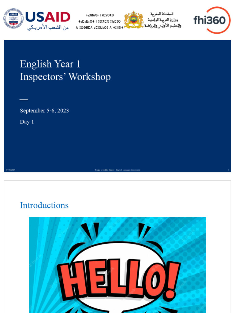 Day 1 PPT - 9-5 | PDF | Teaching | Cognitive Science