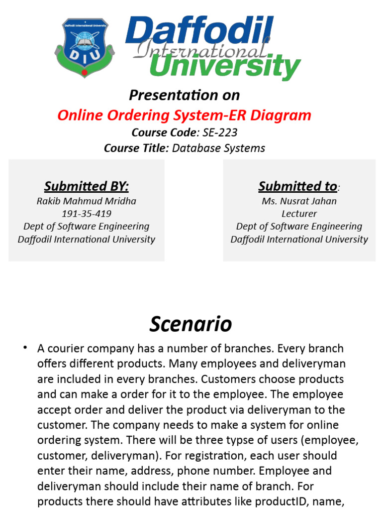 Online Ordering System | PDF | Business | Information Technology