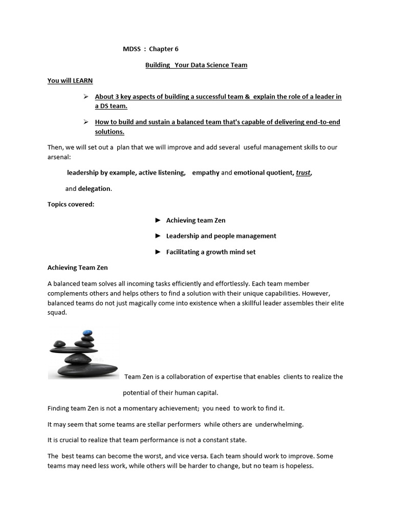 Building Balanced Data Science Teams | PDF | Social Psychology | Psychology