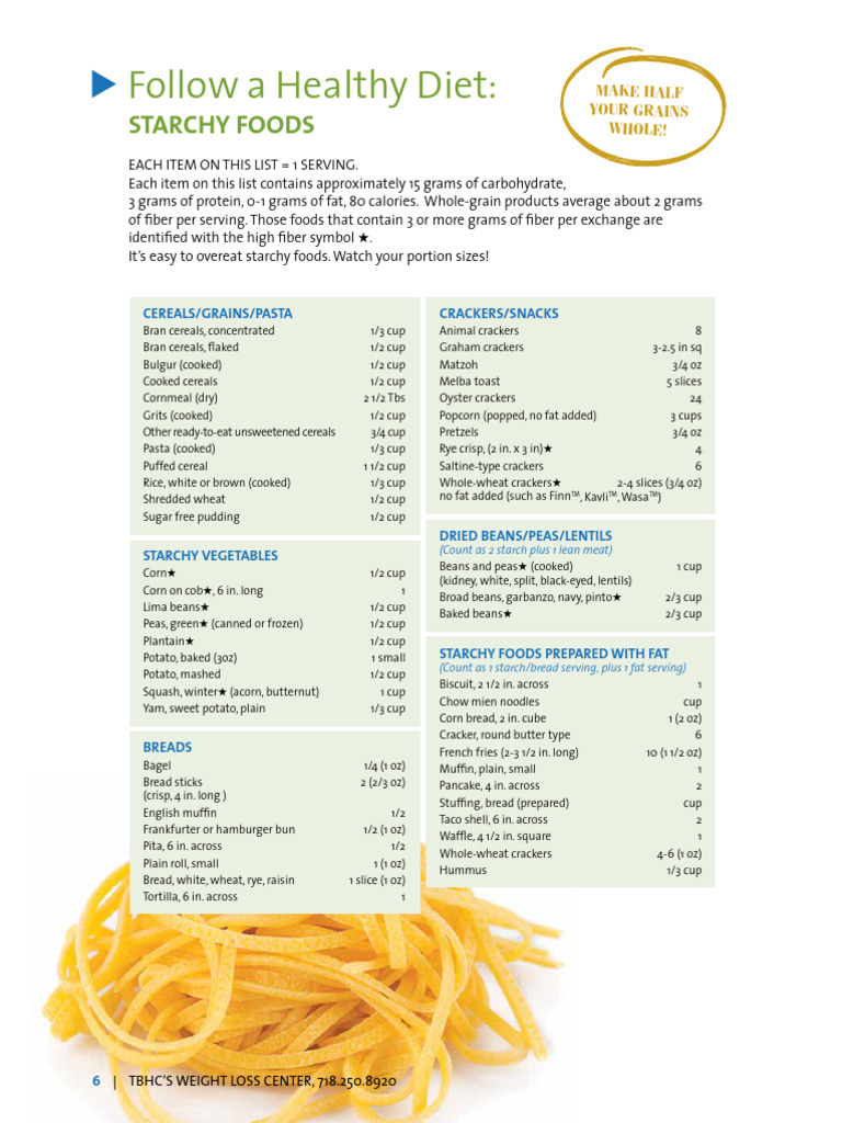 WLC Patient Guide - 8 8 | Download Free PDF | Cereals | Whole Grain