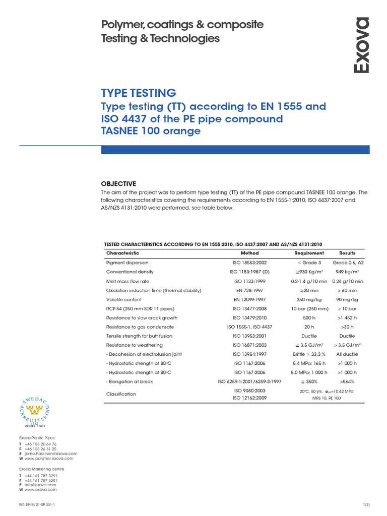 TASNEE 100 Orange Homologation | PDF