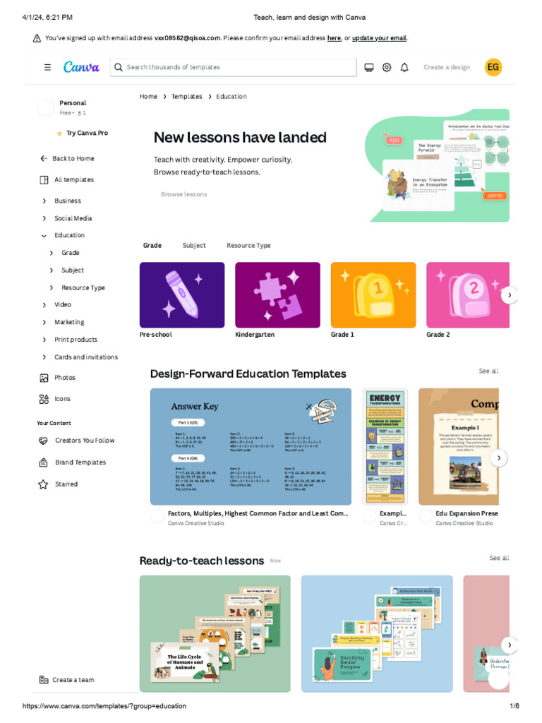 Teach, Learn and Design With Canva | PDF