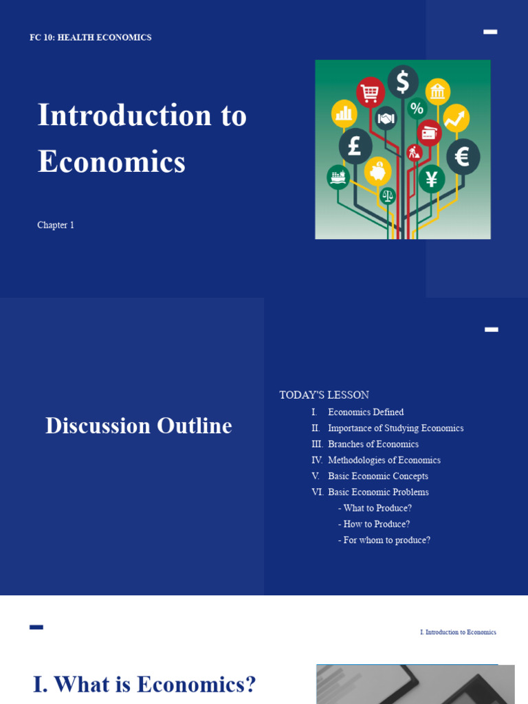 Chapter 1 Introduction To Economics | PDF | Economics | Opportunity Cost