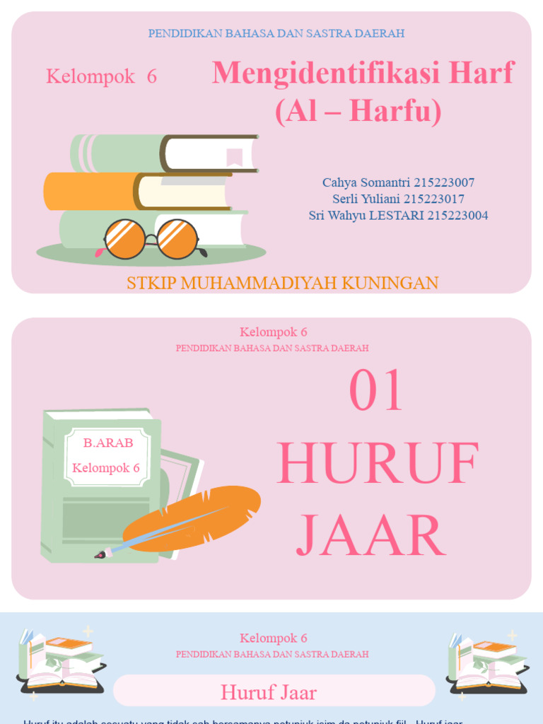 Pengantar Huruf dalam Bahasa Arab | PDF