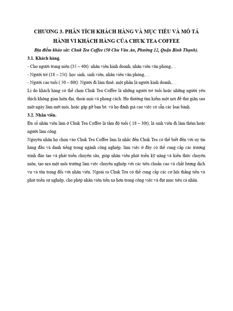 Phan Tich Khach Hang Muc Tieu | PDF