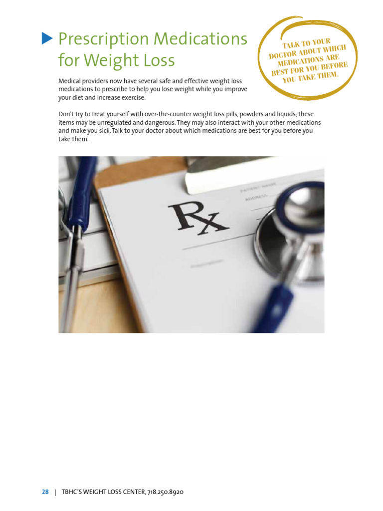 Safe Prescription Weight Loss Medications | PDF