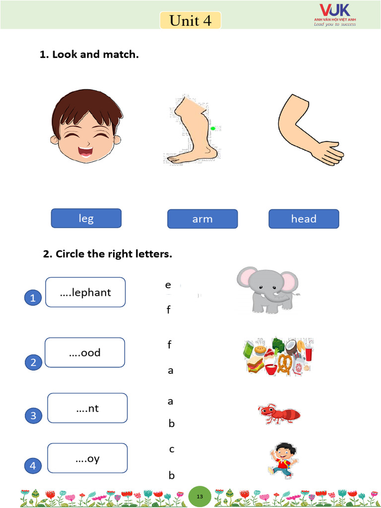 Unit 4 - My Body | PDF