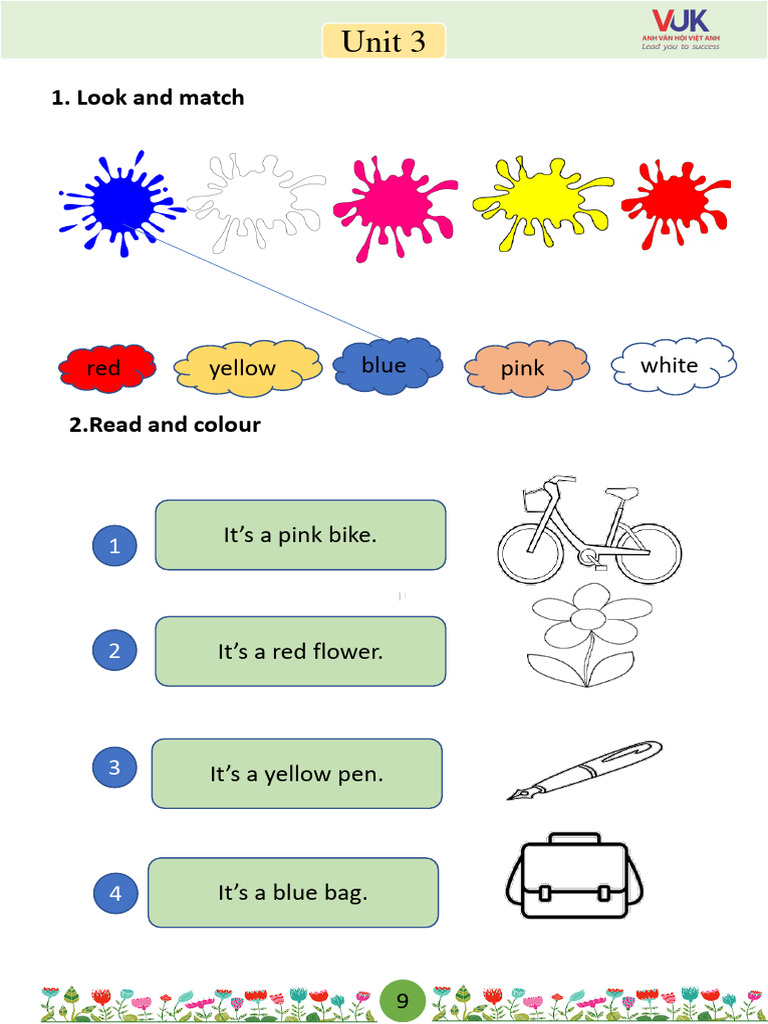 Unit 3 - Colors | PDF