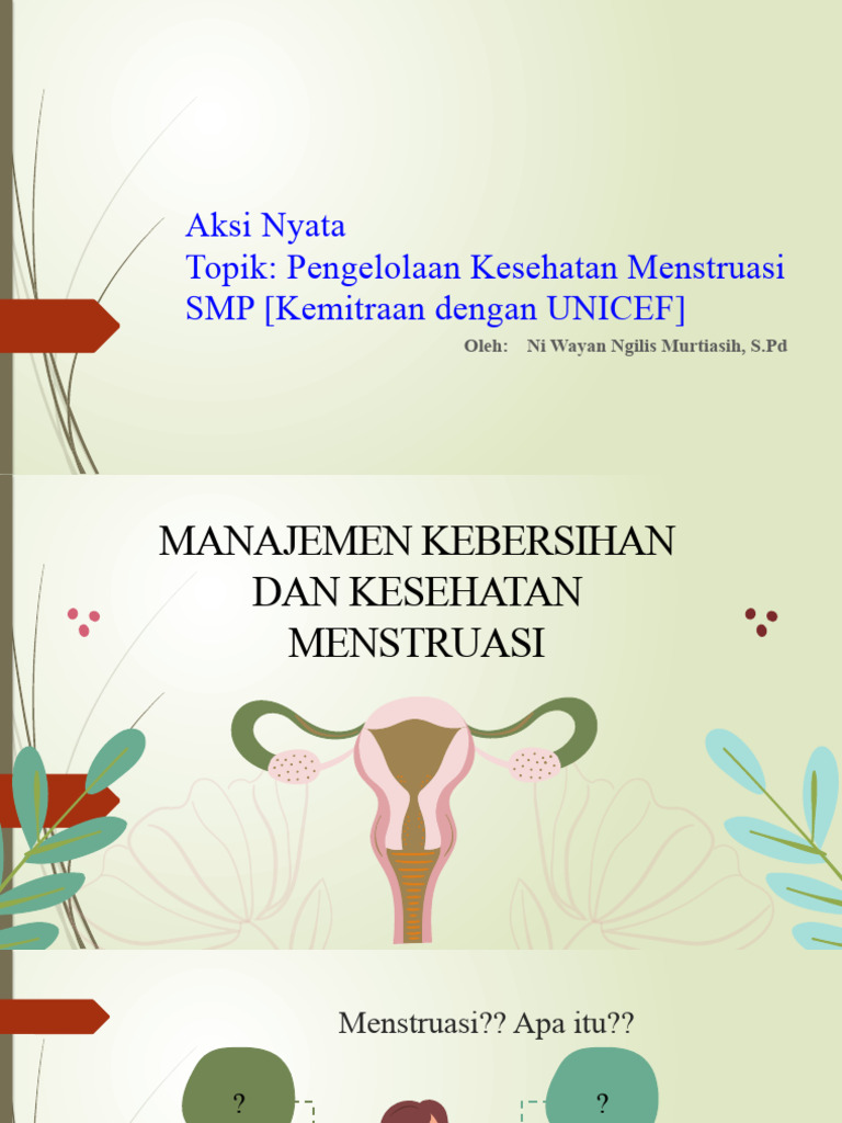 Materi Menstruasi | PDF